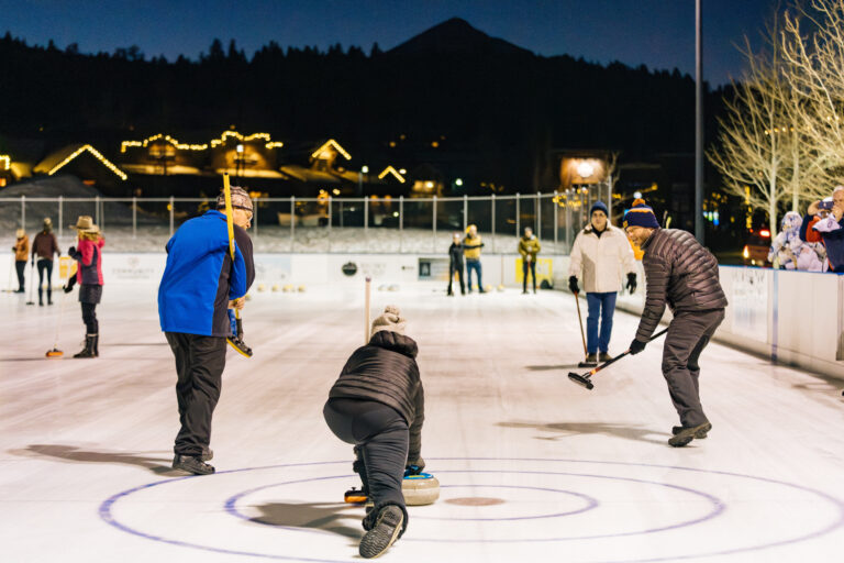 Curling Takes Big Sky - Spanish Peaks Mountain Club